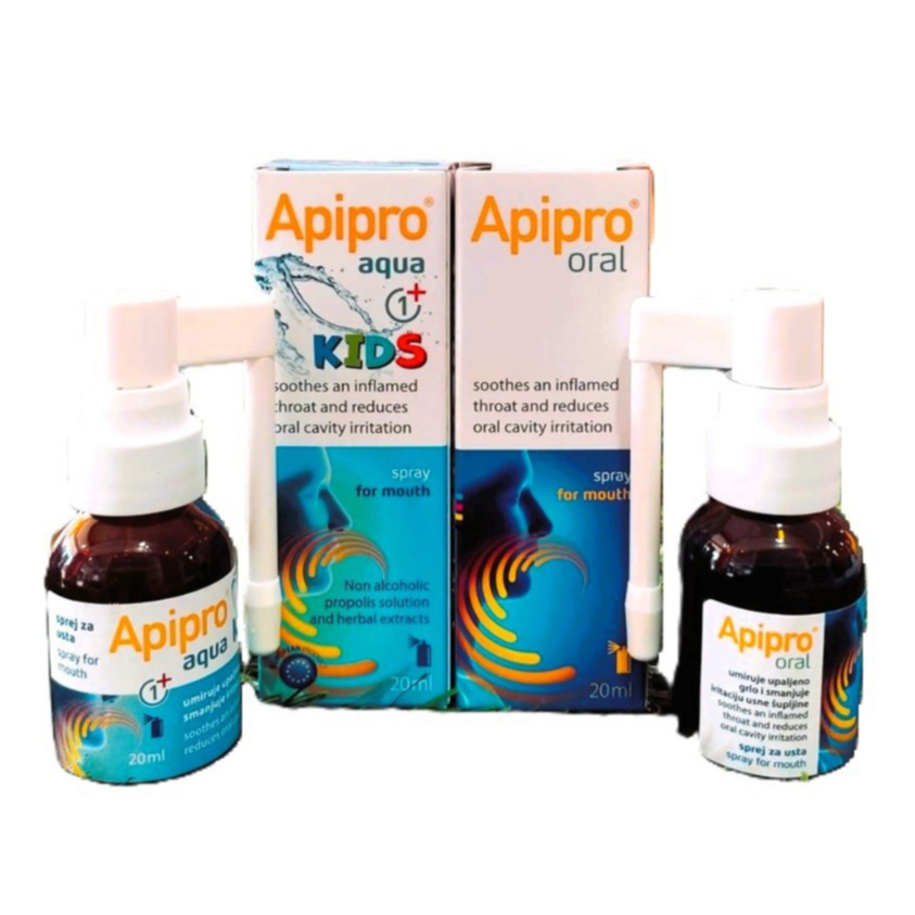APIPRO AQUA SPRAY SAKIT TEKAK / ULCER MULUT / BENGKAK GUSI / SAKIT GIGI ...