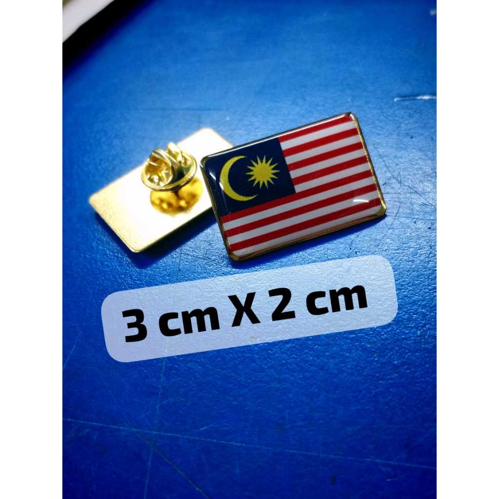 malaysia flag collar pin 3cmX2cm ready stock | Shopee Malaysia