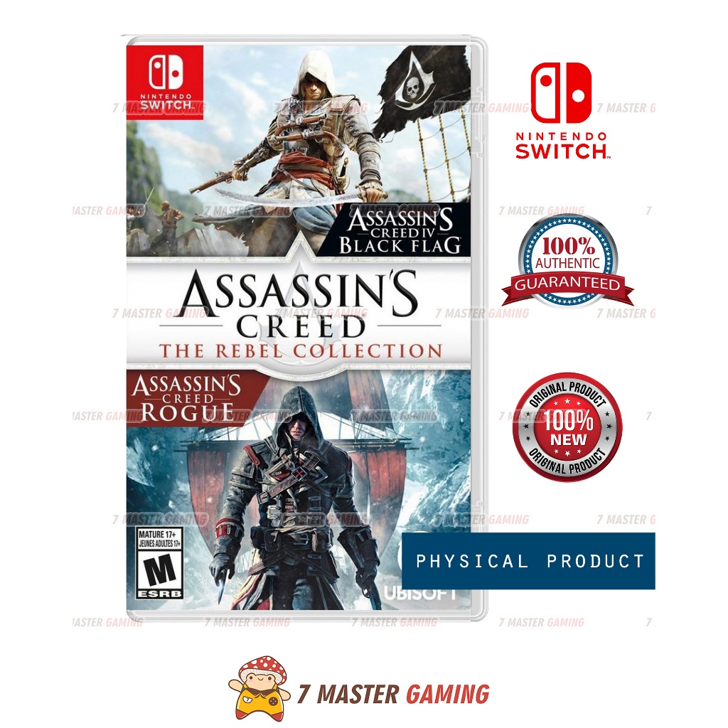 Assassing Creed The Rebel Collection- Nintendo Switch 2 / Switch OLED / LITE / V2 - English or ...