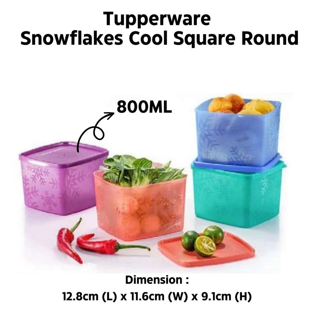 Tupperware Snowflakes Medium 800ml (1 pc) | Shopee Malaysia