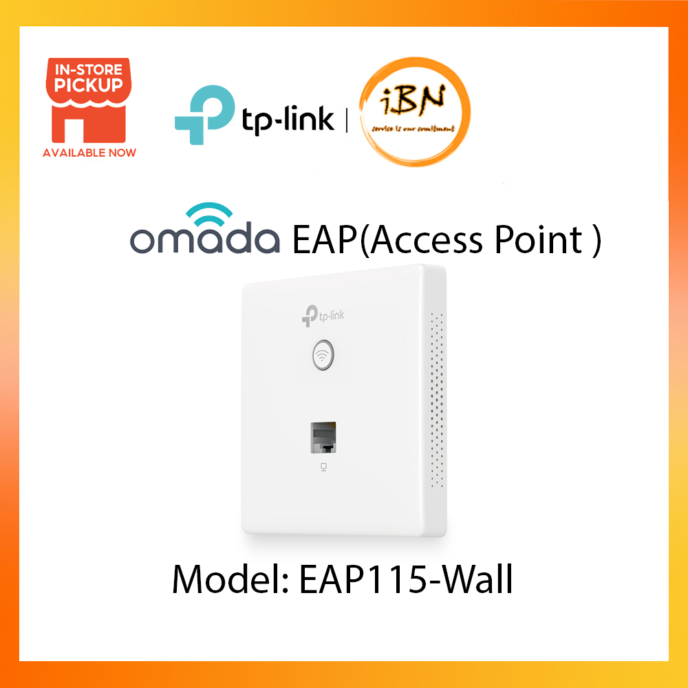 TP-Link EAP115-Wall 300Mbps Wireless N Wall-Plate Access Point @ IBN ...