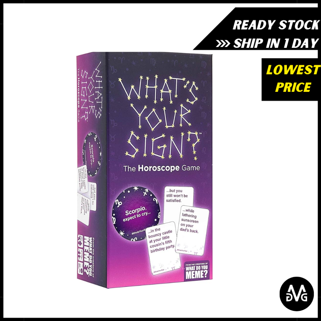 What's Your Sign ? The Party Game Where You Compete to Make Corny Jokes ...