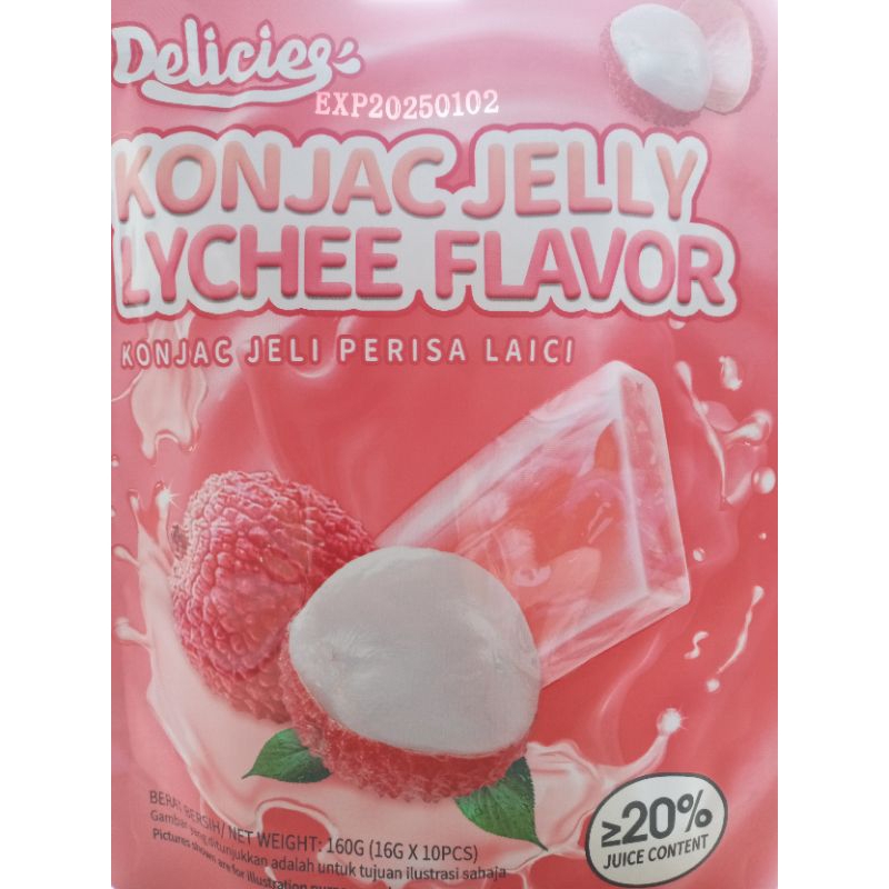 😋😋DeIicieg konjac jelly lychee flavor (10pcs)16g | Shopee Malaysia