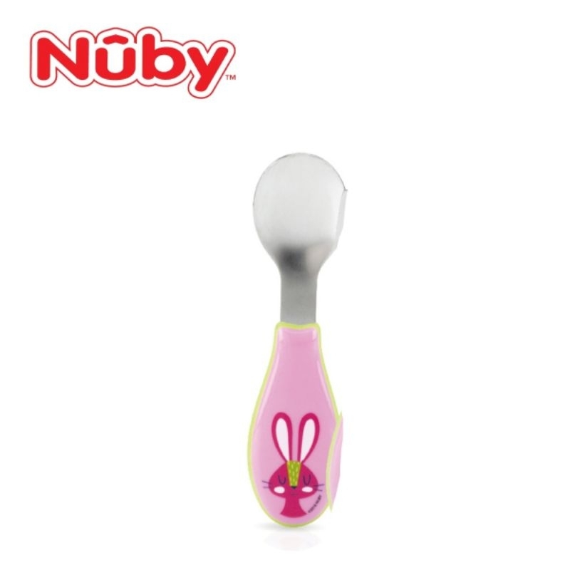 Nuby Stainless Steel Utensils Toddler Training Fork /Spoon/Knife 1pc Without Retail Packaging ...
