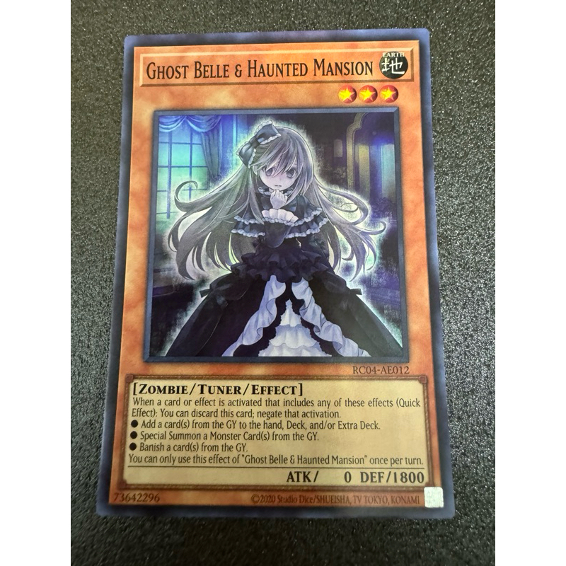 Ghost Belle & Haunted Mansion YuGiOh RC04-JP012 RC04-AE012 | Shopee Malaysia