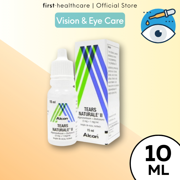 Alcon Tears Naturalle II 15ml Eye Drops Artificial Tears Mata Kering ...