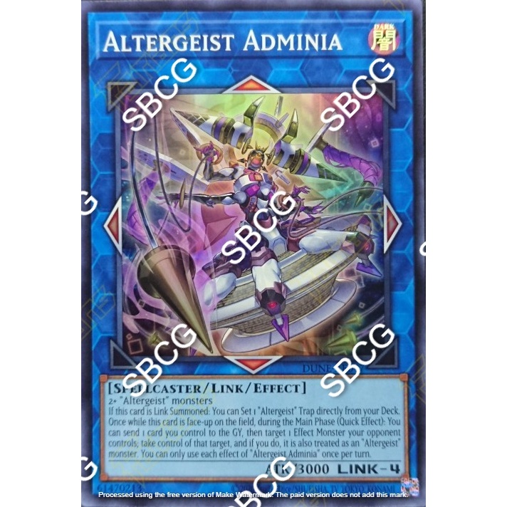 Duelist Nexus Asian-English "Altergeist Adminia" ( DUNE -AE047 ) | Shopee Malaysia