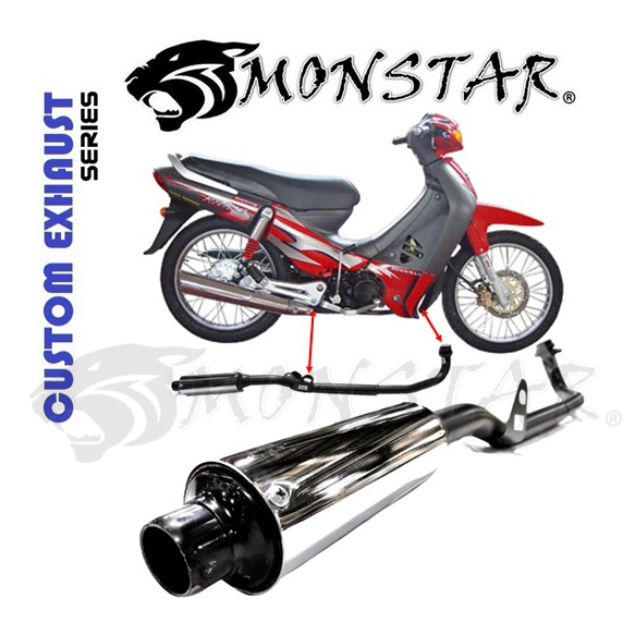 Ekzos COBRA Racing kriss1 exos kriss2 1 2 exzos Exhaust Std kriss110 modenas ejm epower MONSTAR ...