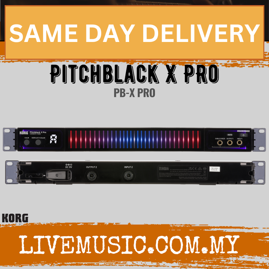 Korg Pitchblack X Pro Rackmount Tuner ( Pitchblack X Pro / Pitchblack X ...
