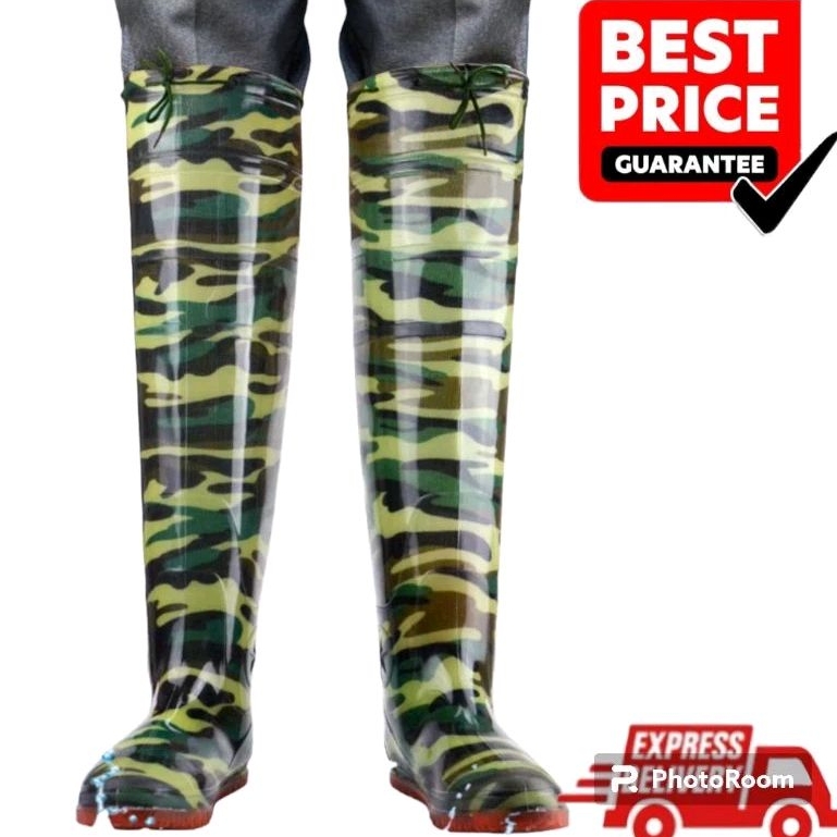 Kasut turun sawah bendang sungai tinggi 55cm/High quality waterproof ...