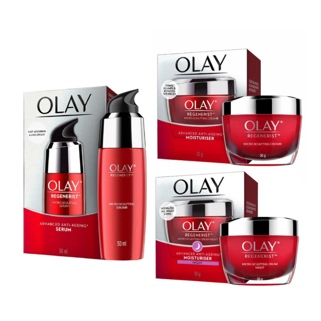 Olay Regenerist Micro Sculpting Cream(Limited Edition)/Night Cream ...