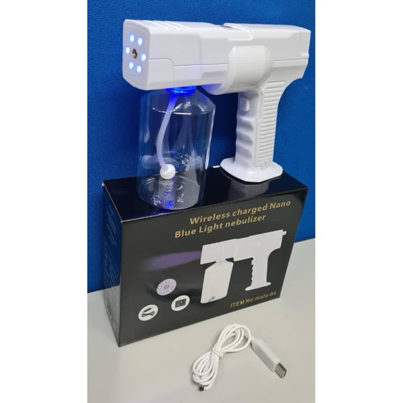 Rechargeable 600mL Nano Blue Ray UV Disinfection Sprayer Gun Sanitizer ...