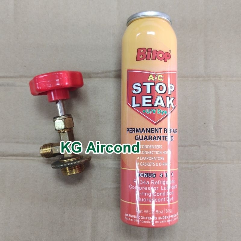 Bitop 4 in 1 Stop Leak + U/V Dye For Aircond System R134 | Shopee Malaysia