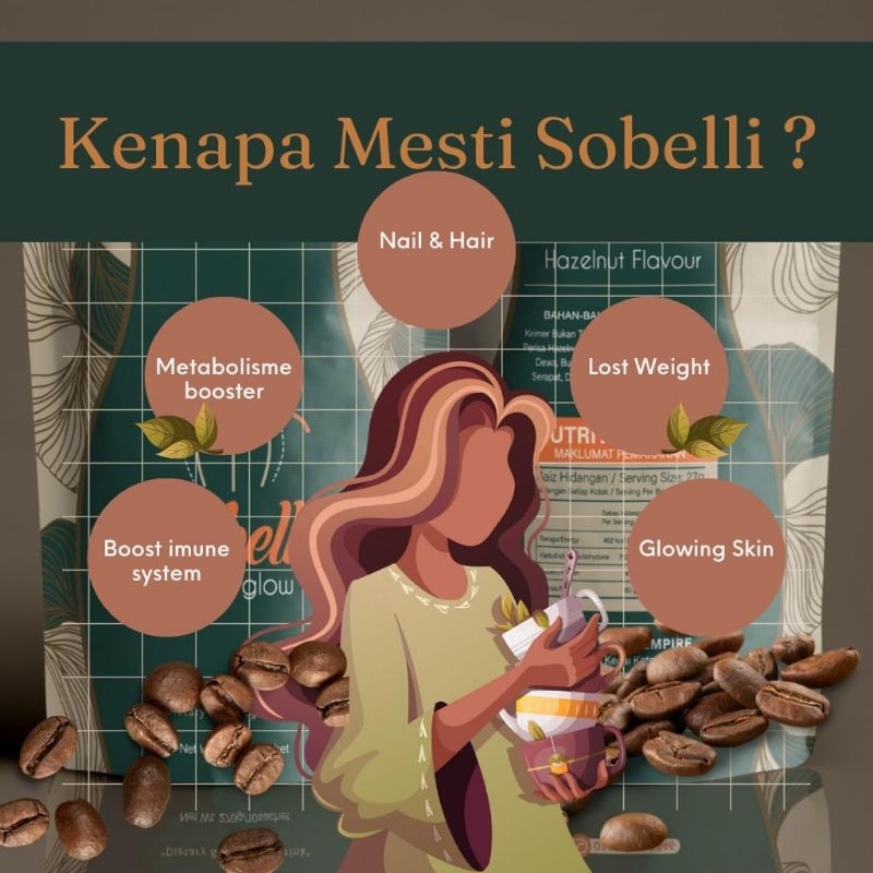 kopi Kurus Sobelli Hazelnut Cofee by Belly Larra Empire | Shopee Malaysia