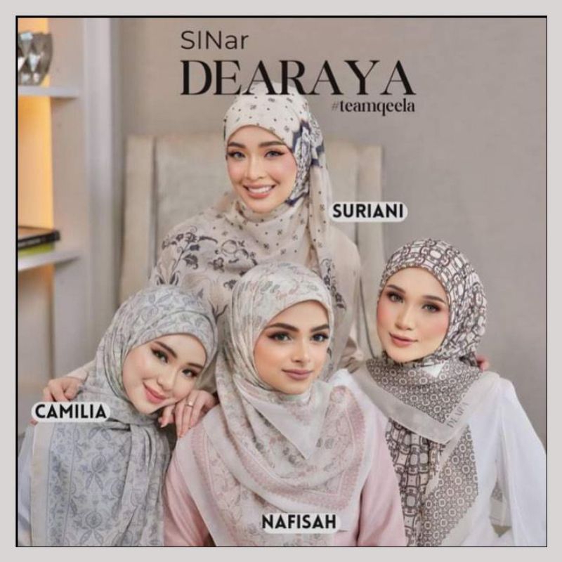 🔥NEW ARRIVAL🔥 TUDUNG BAWAL SINAR DEARAYA by DEARA HIJAB | Shopee Malaysia