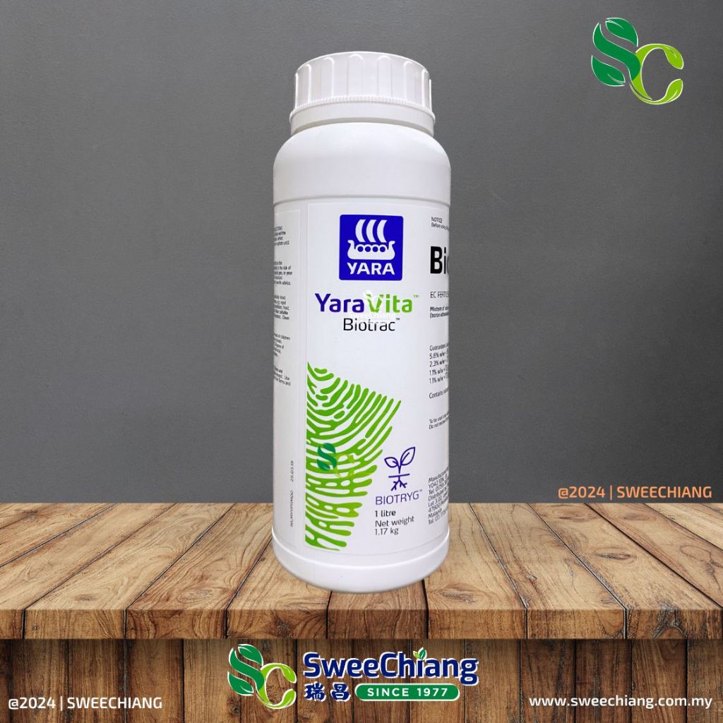 YARA YaraVita Biotrac 1L Biostimulant Seaweed Stress Relieve Foliar ...