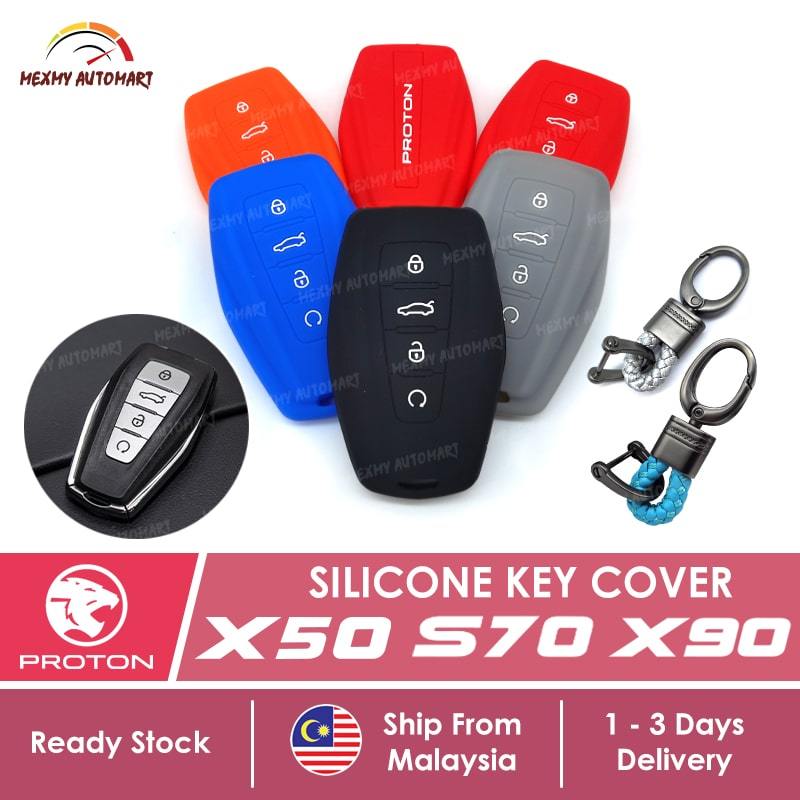 [NEW] Proton X50 X90 S70 Silicone Car Key Cover Key Case Keyless Remote ...