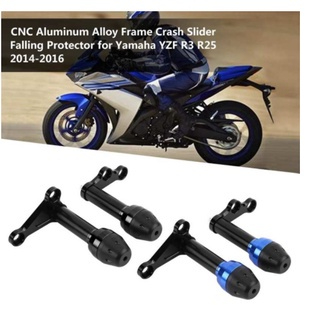 CNC Alluminium Alloy Frame Crash Slider Yamaha R25 V1 MT25 YZF R3 R25 ...