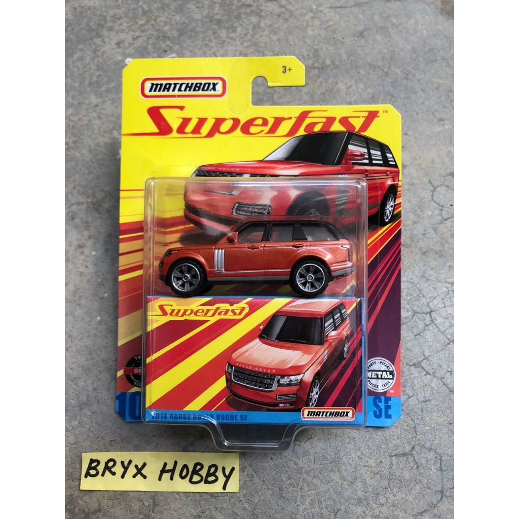 Matchbox 2020 Superfast 50th Anv. 2018 Range Rover Vogue SE #10 Orange ...