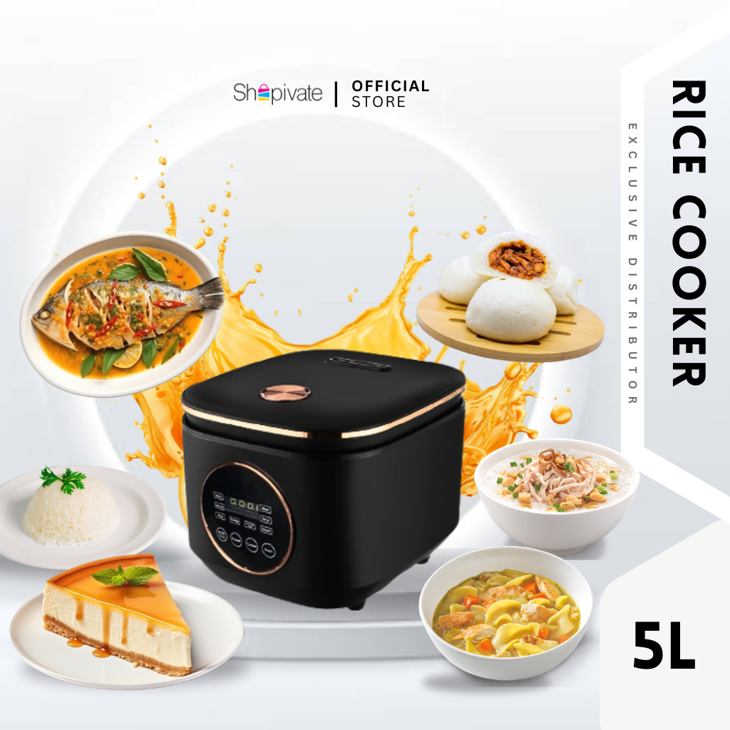 NEW! Smart Rice Cooker 5L | Shopee Malaysia