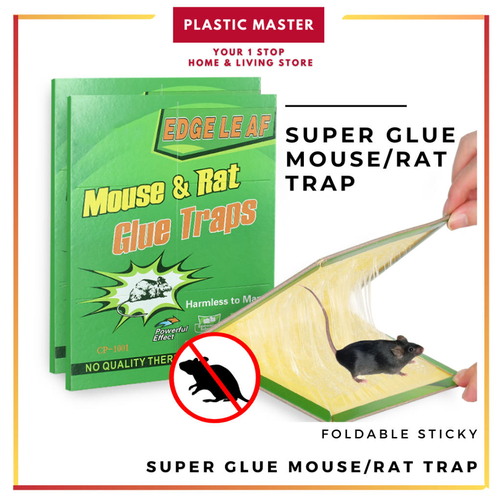 Super Glue Mouse Trap Mice Catcher Board Pest Control Pad Rat Glue ...