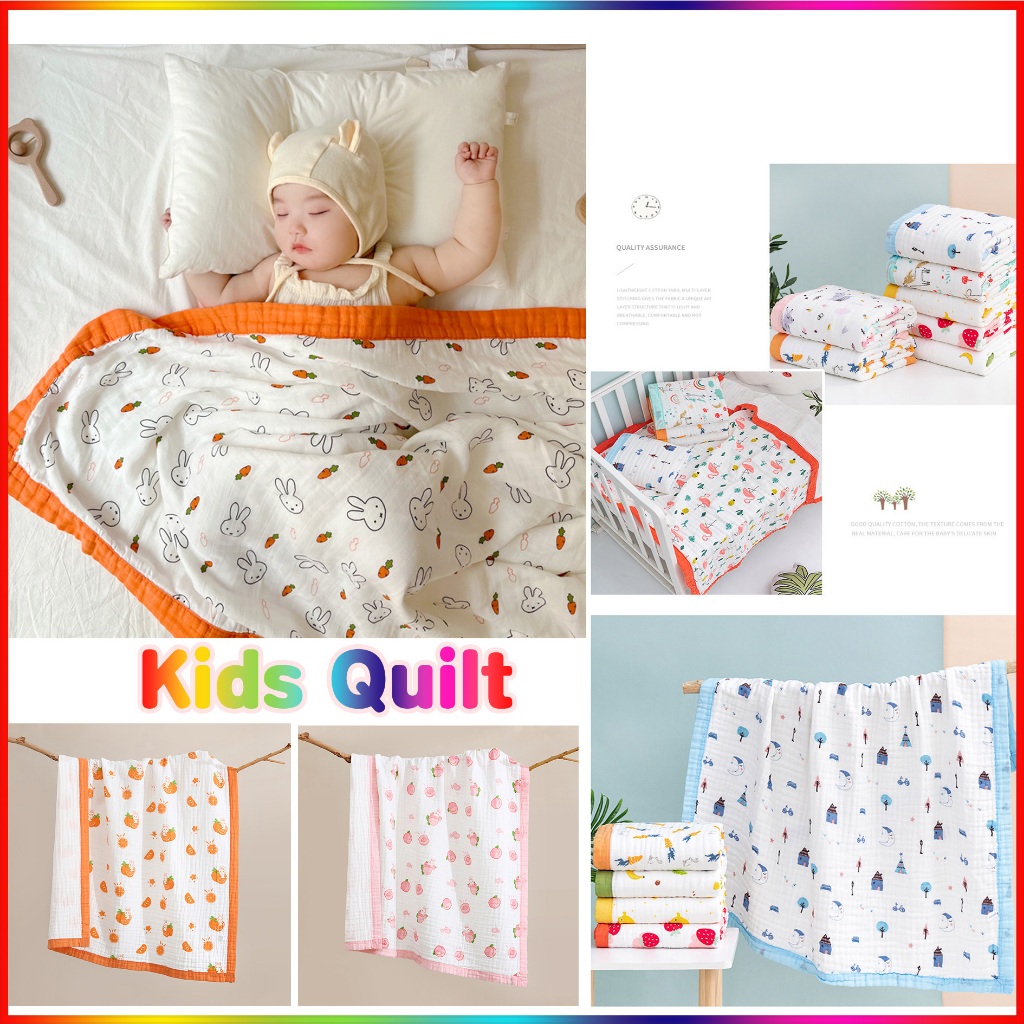 Six-Layer Muslin Super Soft Baby Bath Towel Kain Tuala Mandi Baby Tuala ...