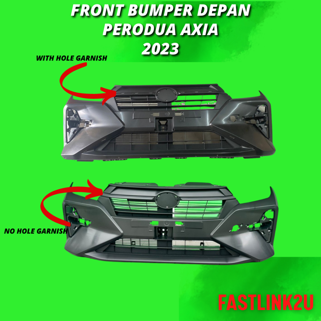 Fastlink Front Bumper Depan Perodua Axia 2023 Advance Spec New Model ...