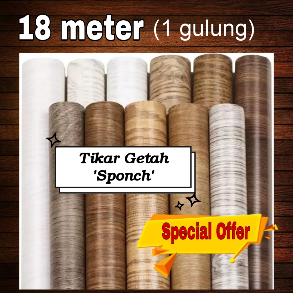 Tikar Getah 18 Meter 1 Gulung ( Tebal 1mm ) Tahan lasak tikar Alas ...