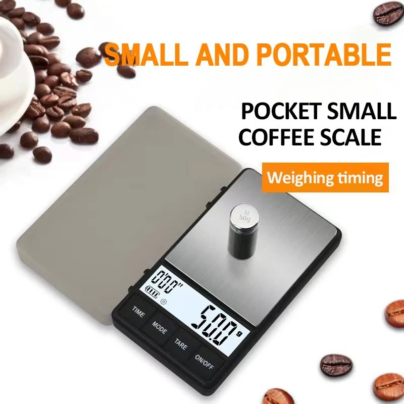 (Ready Stock)Mini Coffee Scale Pocket Portable Electric Digital Timer ...