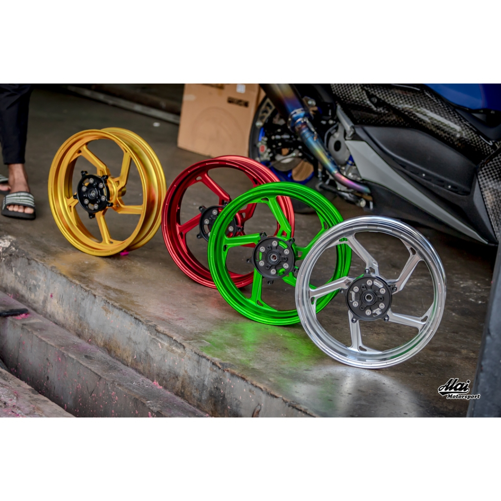 SMRT SPORT RIM XMAX PREMIUM WHEEL 5 SPOKE CNC | Shopee Malaysia