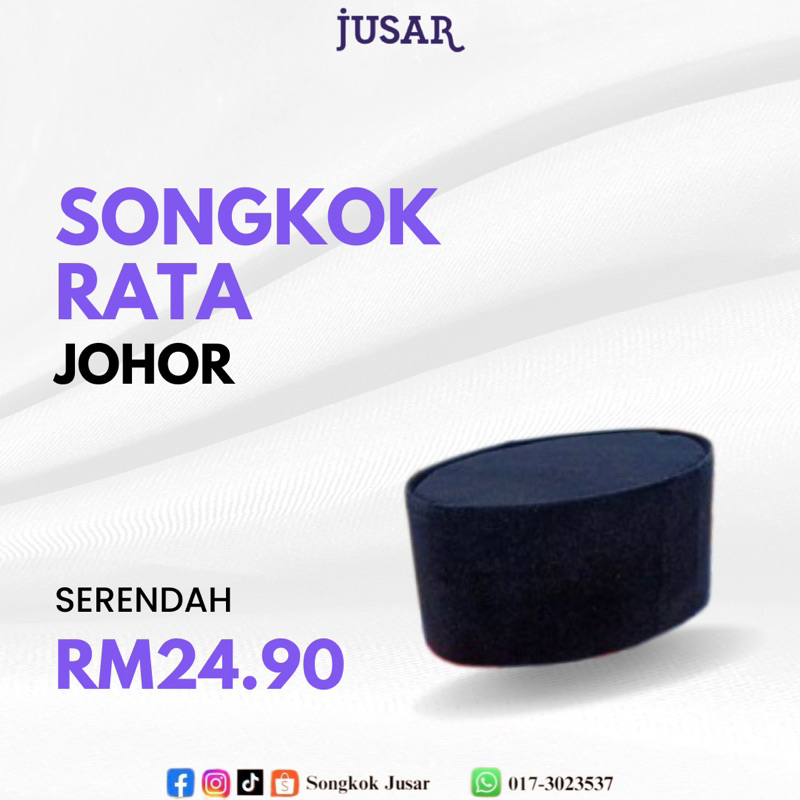 💥TRENDING💥 SONGKOK RATA JOHOR | Shopee Malaysia