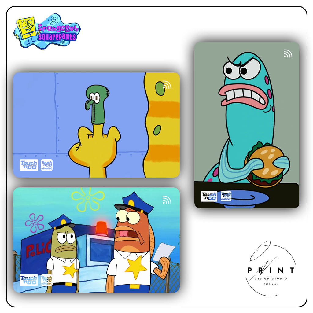 [Spongebob 2] High Quality - Tng / Touch n Go Card Sticker - ATM Card ...