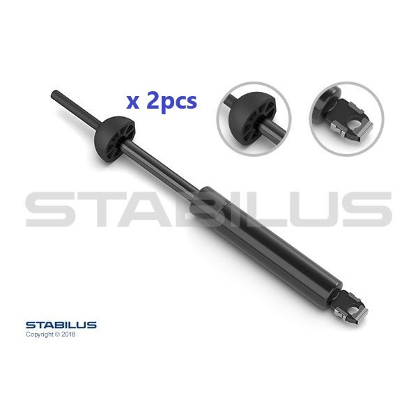 Front Hood Lift Dampers Struts (1 Pair: Left + Right) for Mercedes W202 ...