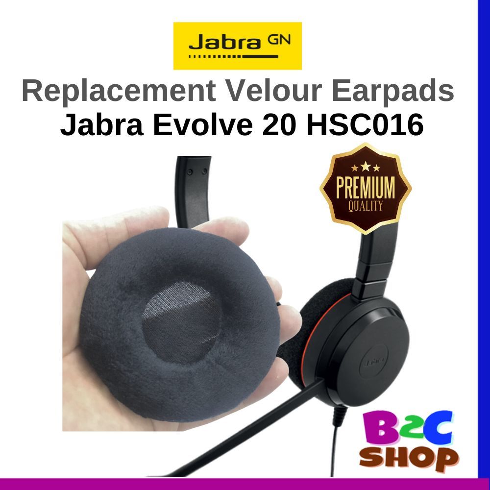 🔥𝗥𝗘𝗔𝗗𝗬 𝗦𝗧𝗢𝗖𝗞🔥1Pair Jabra Evolve 20 HSC016 Headset Replacement Soft ...