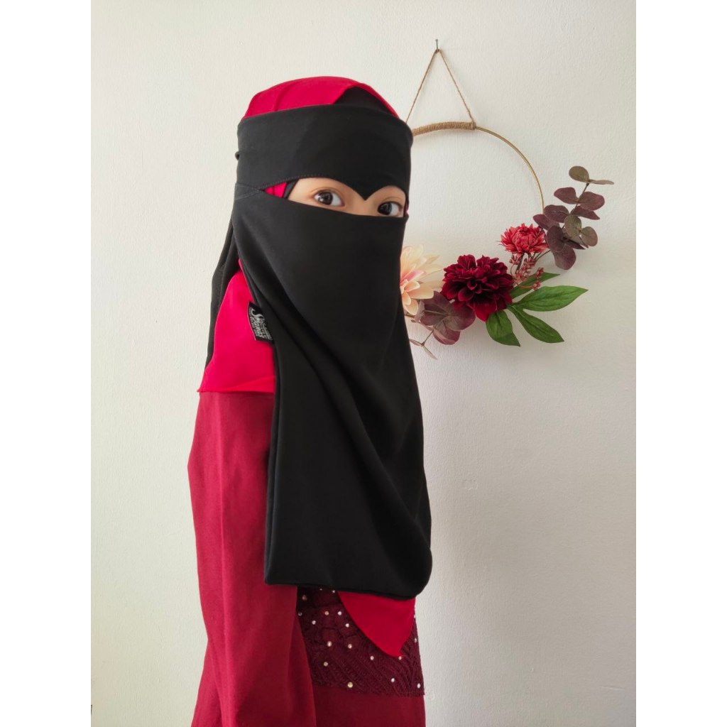NIQAB V SHAPE KIDS BY SYANAS TEMAN HIJRAH ANAD CANTIK SELESA MAMPU ...