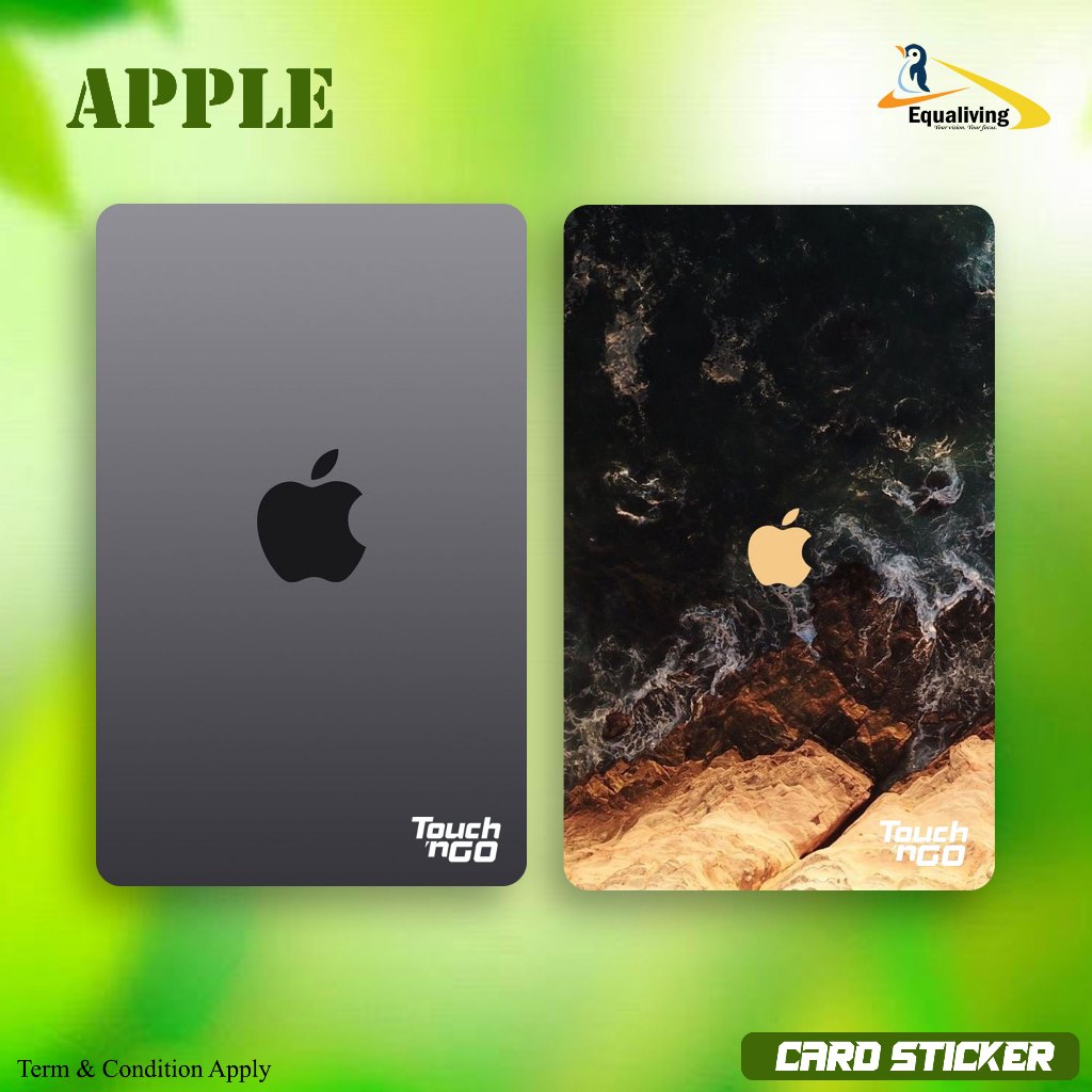 A P P L E - Touch n Go Card Sticker Cover (Waterproof, High Quality ...