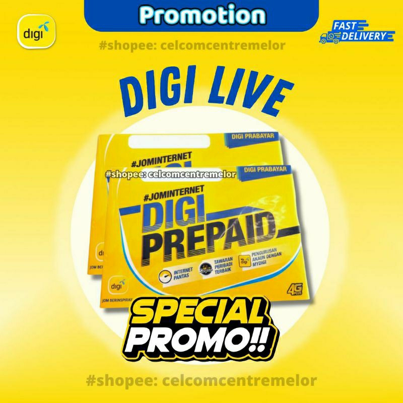 SIMKAD DIGI LIVE (PREPAID) | Shopee Malaysia
