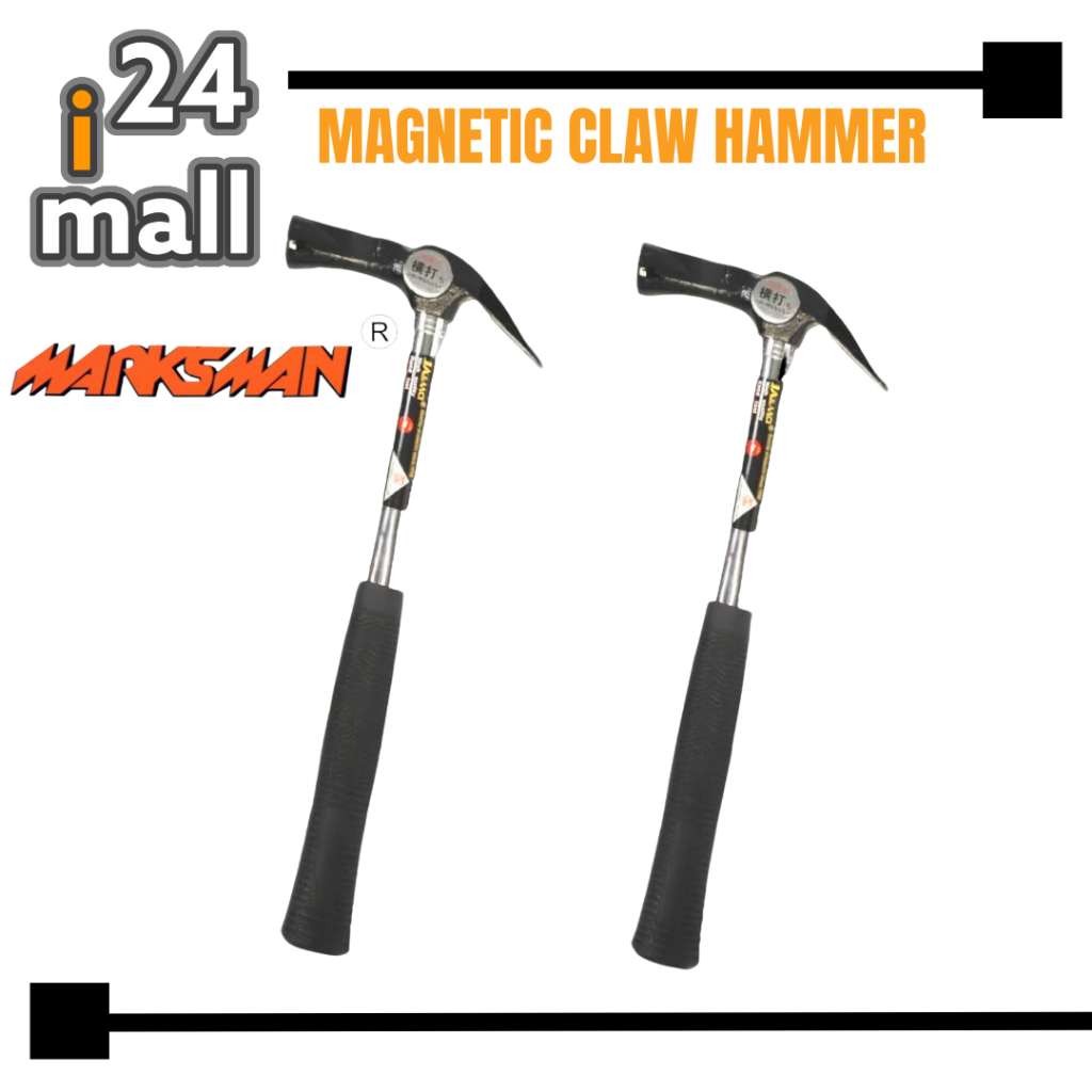 Marksman Magnetic Claw Hammer With Magnet / Magnet Tukul | Shopee Malaysia