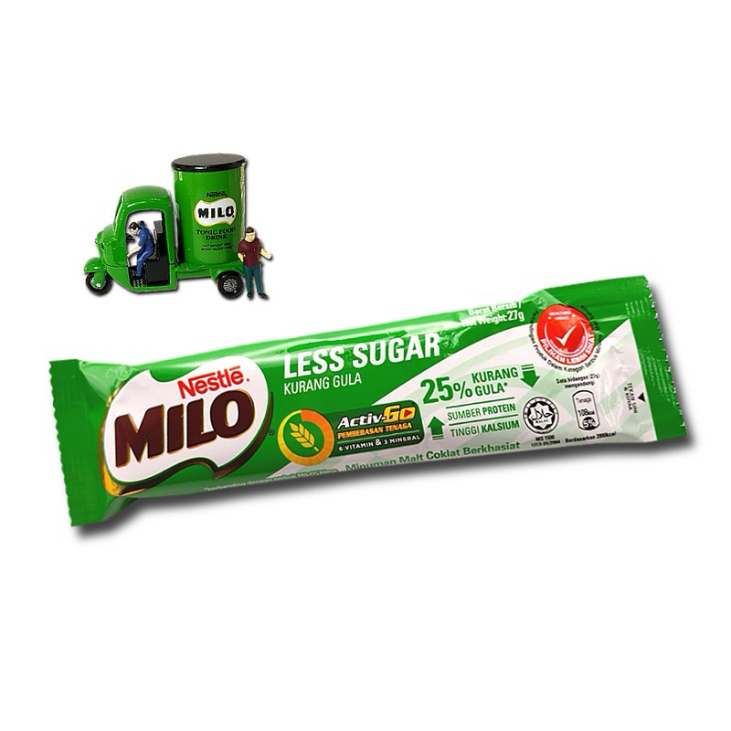 Nestle Milo Less Sugar 25% Kurang Gula Sumber Protein Tinggi Kalsium ...