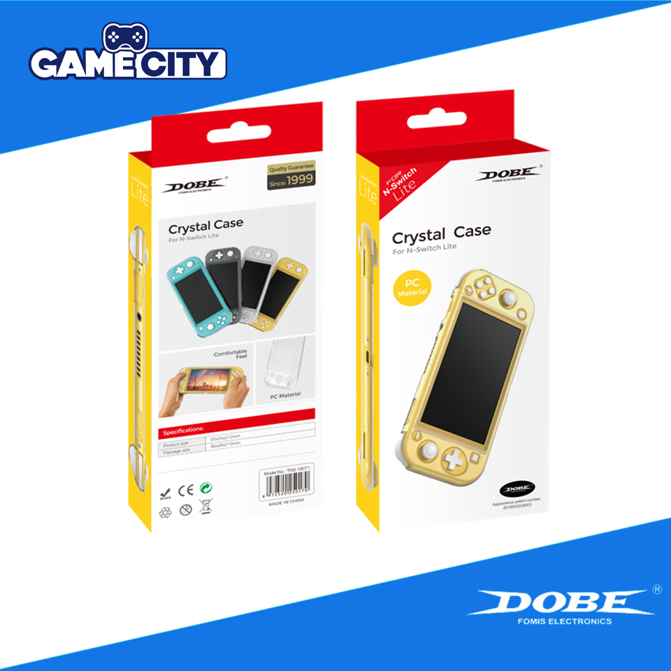 DOBE Nintendo Switch Lite Transparent Crystal Protective Clear Hard ...