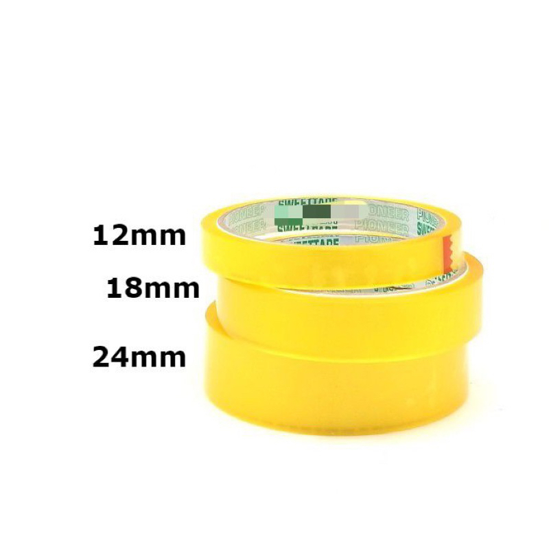 Cellophane / OPP / Stationery Tape 12/18/24mm | Shopee Malaysia