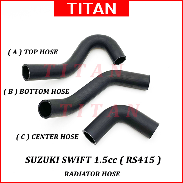 Radiator Water Hose Top Center Bottom Suzuki Swift 1.5cc RS415 [2004 ...