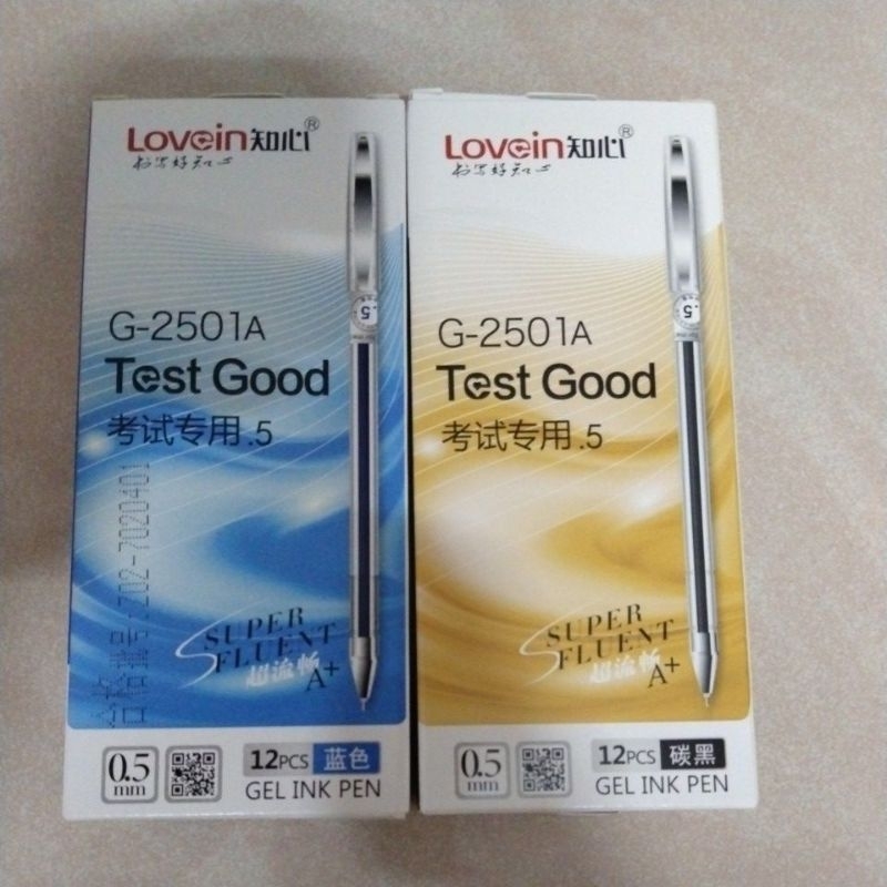 Zhi Xin Test Good Pen 0.5 Black Blue Red (12 Pcs/Box) | Shopee Malaysia