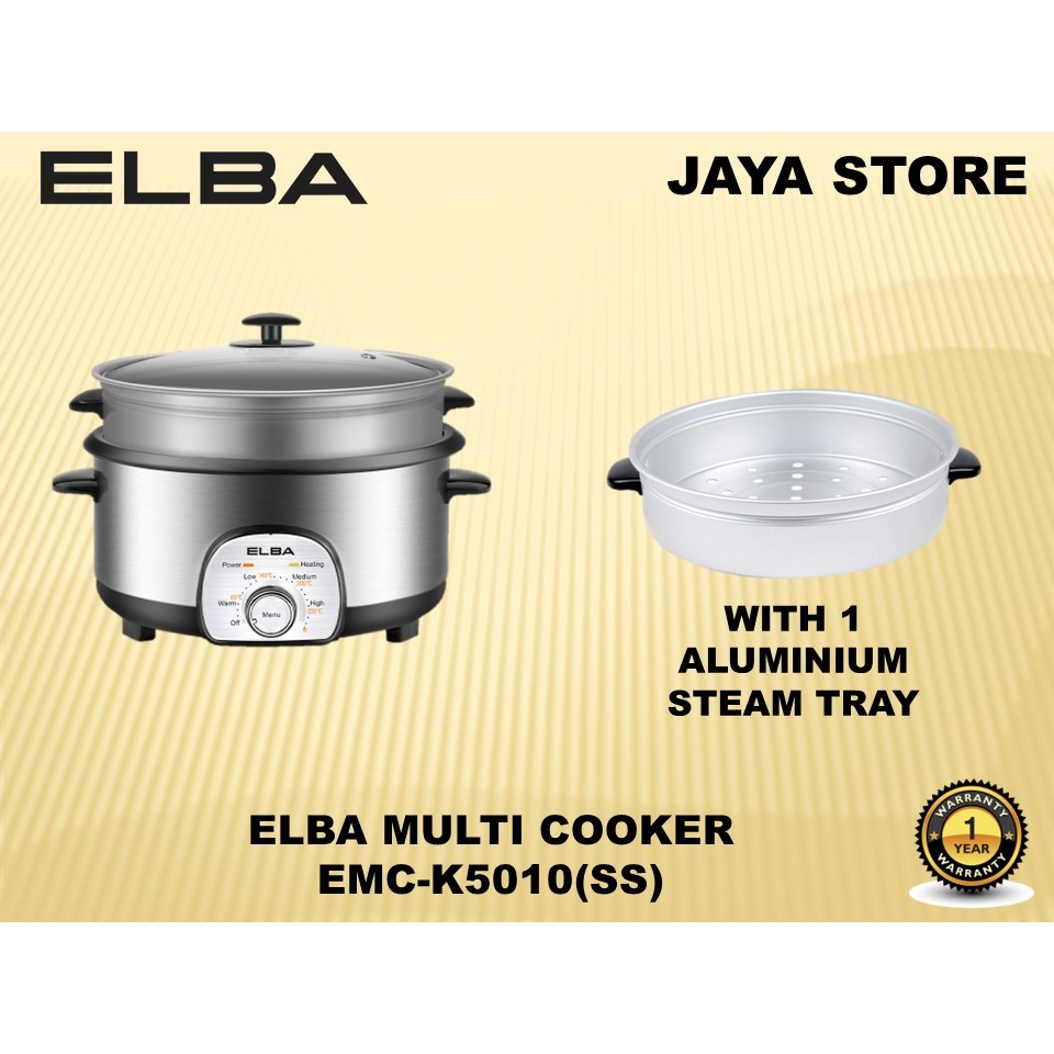 Elba Multi Cooker (5.0L) EMC-K5010(SS) | Shopee Malaysia