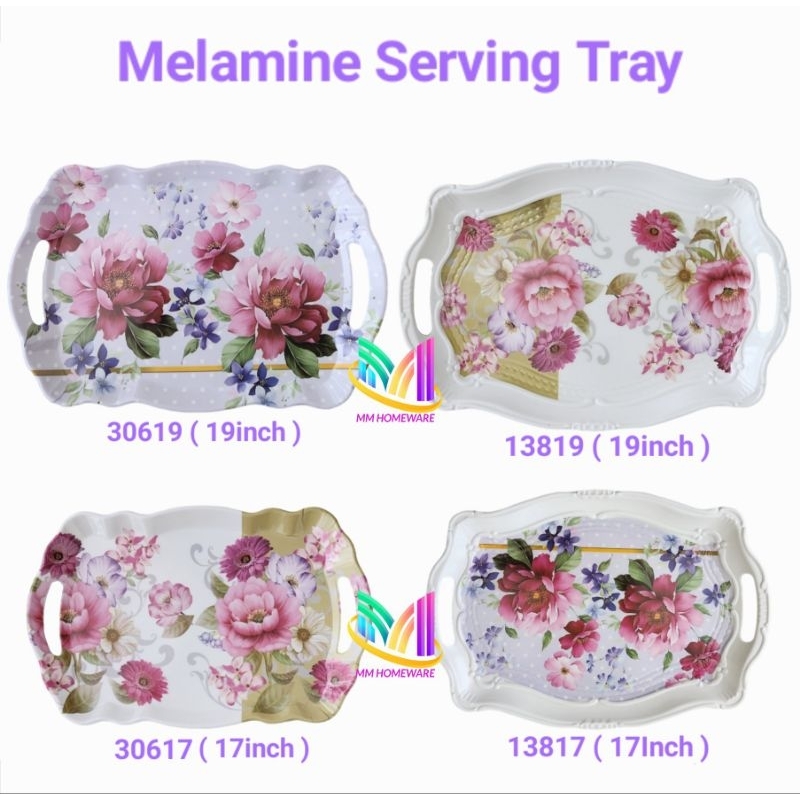 Melamine Serving Tray Plastic Food Tray Tea Tray / Dulang Talam Plastik ...