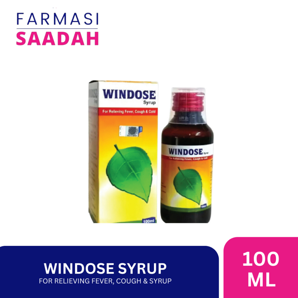 WINDOSE Syrup 100ml-Relieving Fever, Cough & Cold Ubat Herbal untuk ...