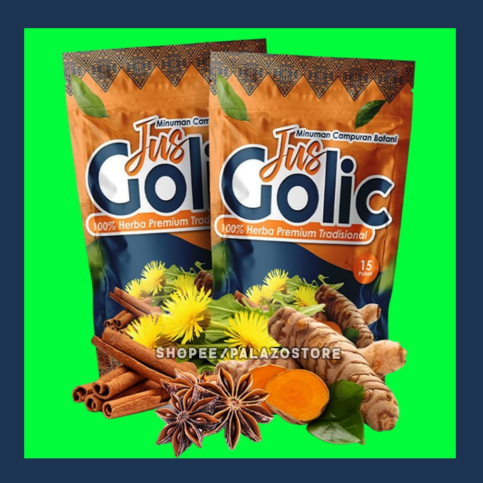 JUS GOLIC JUS HERBA SEMULAJADI [ 15 SACHET ] | Shopee Malaysia