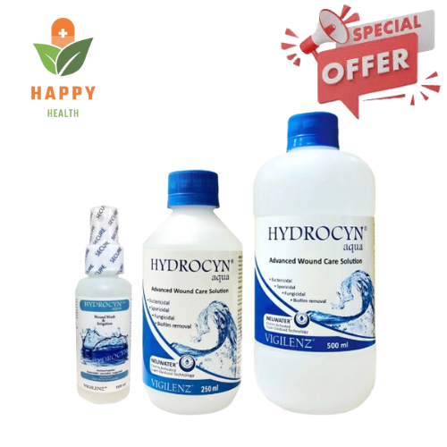 Hydrocyn Aqua Wound Solution ( 100ml | 250ml | 500ml ) | Shopee Malaysia