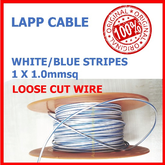 LAPP Cable | X05V-K | LAPP 4512443S | Loose Cut Wire | 1 x 1.0mm² ...