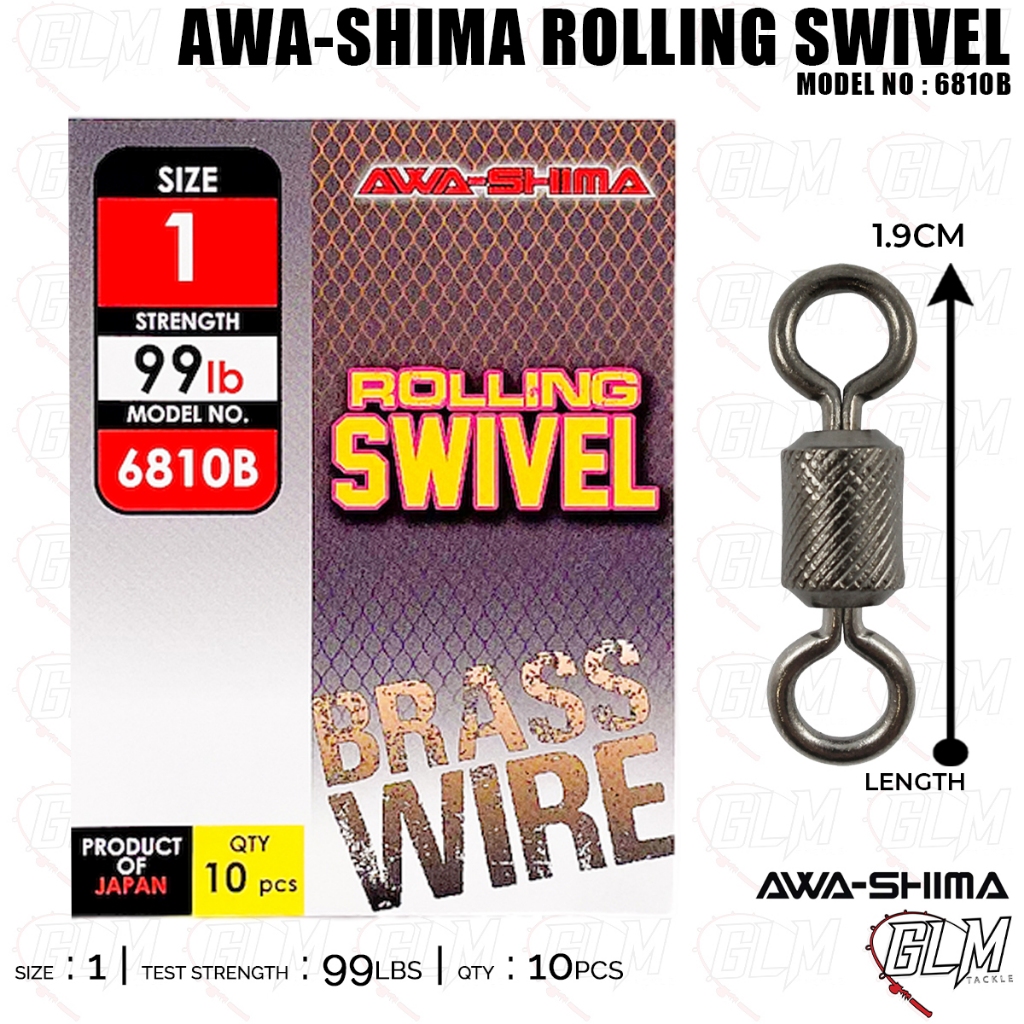AWASHIMA ROLLING SWIVEL 6810B | Shopee Malaysia